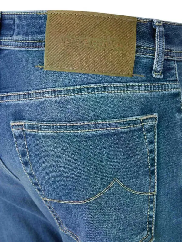 Jacob Cohen Denim Jeans With Logo Patch