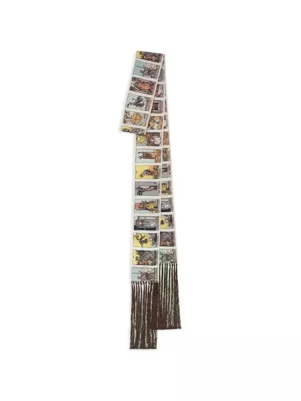 Burberry Skinny Tarot Silk Scarf