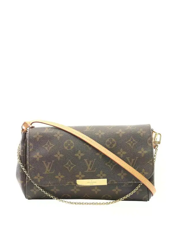 LOUIS VUITTON 2015 Monogram Favorite Mm Satchel - Brown