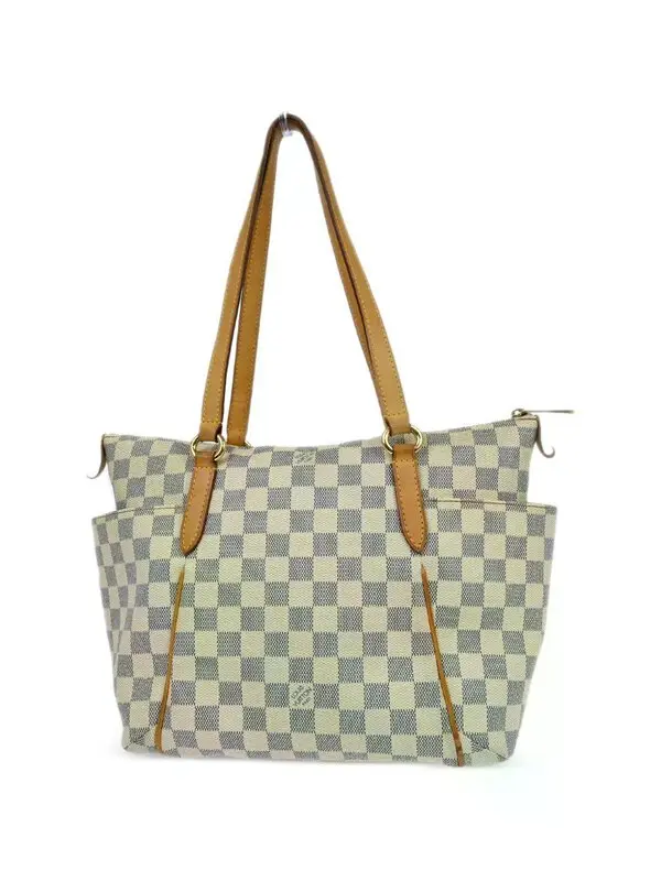 LOUIS VUITTON 2012 Damier Azur Totally Pm Shoulder Bag - Neutrals