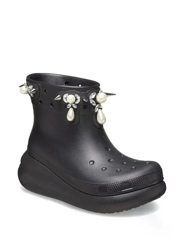 CROCS Simone Rocha X Pearl-embellished Boots