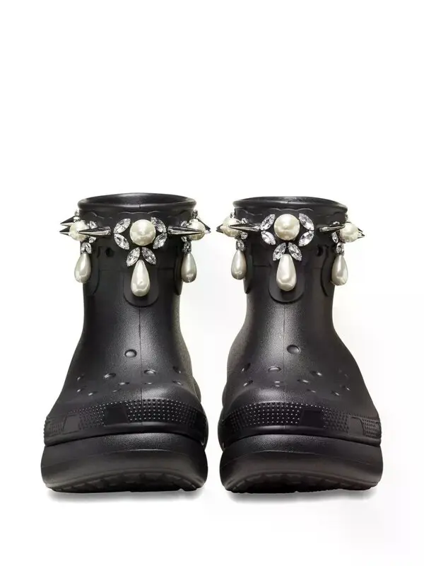 CROCS Simone Rocha X Pearl-embellished Boots