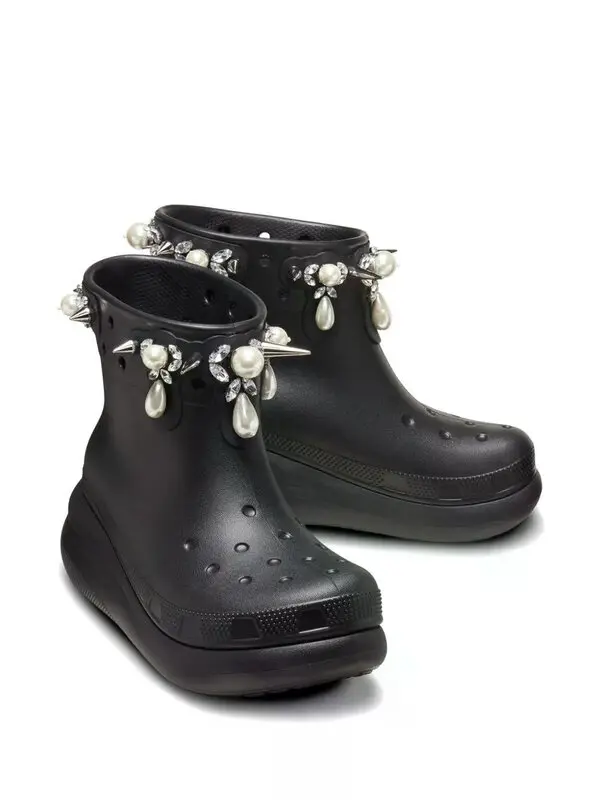 CROCS Simone Rocha X Pearl-embellished Boots