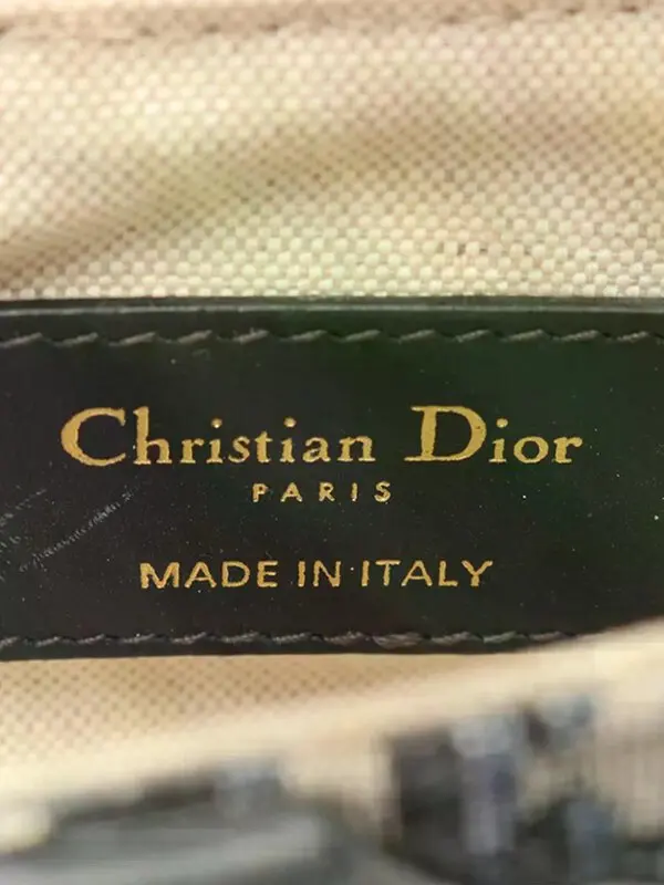 Dior 2010-2026 Mini Oblique Canvas Saddle Satchel - Brown