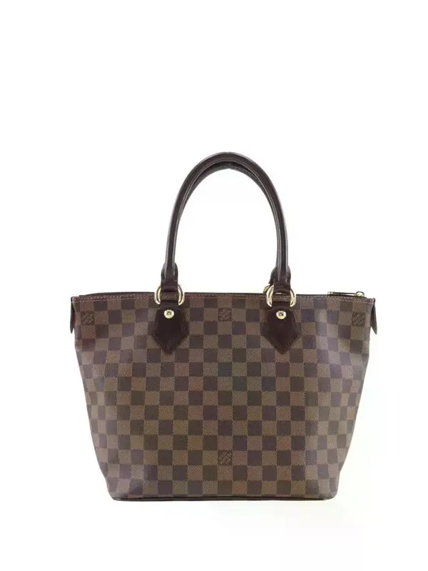 LOUIS VUITTON 2007 Damier Ebene Saleya Pm Handbag - Brown