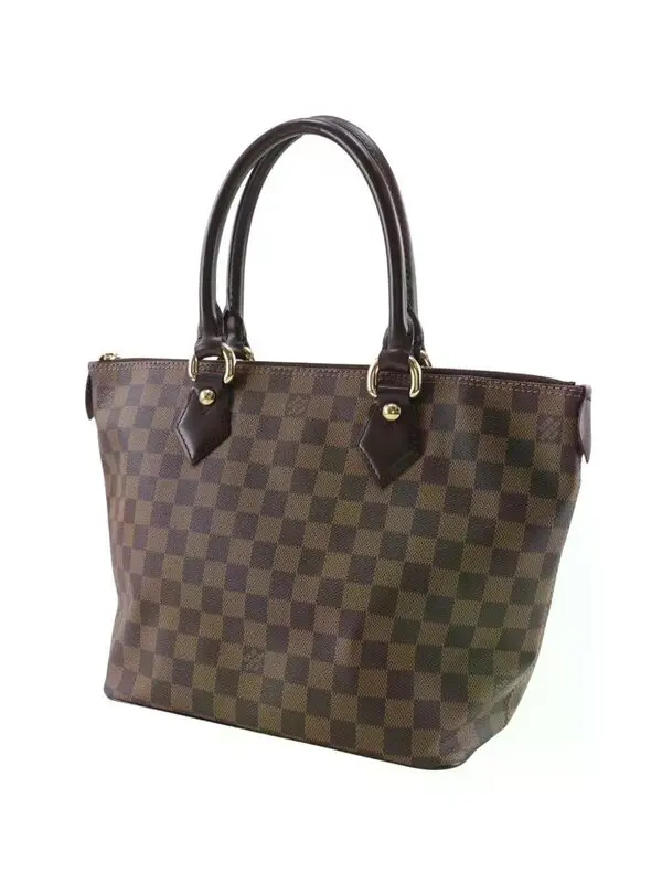 LOUIS VUITTON 2007 Damier Ebene Saleya Pm Handbag - Brown