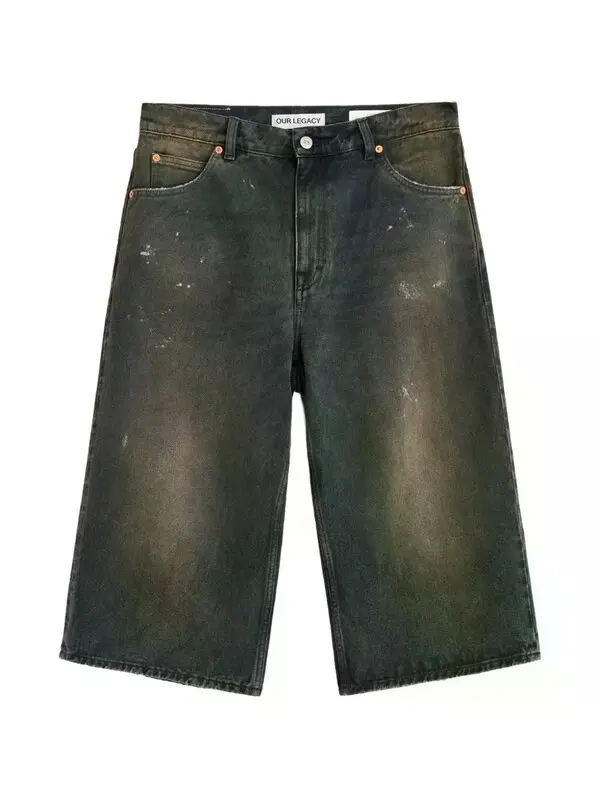 Our Legacy Capri Cut Denim Shorts