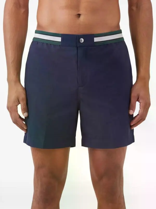 CHÉ STUDIOS Striped Sunseeker Swim Shorts