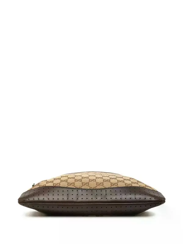 Gucci Gg Canvas Crossbody Bag - Brown