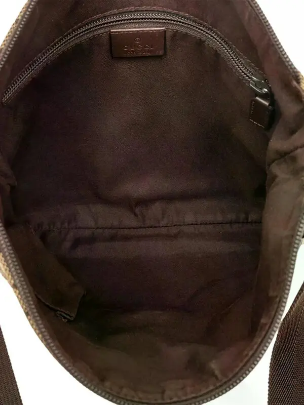 Gucci Gg Canvas Crossbody Bag - Brown