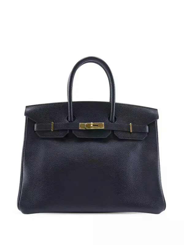 Hermès 2002 Birkin Retourne 35 Handbag - Black