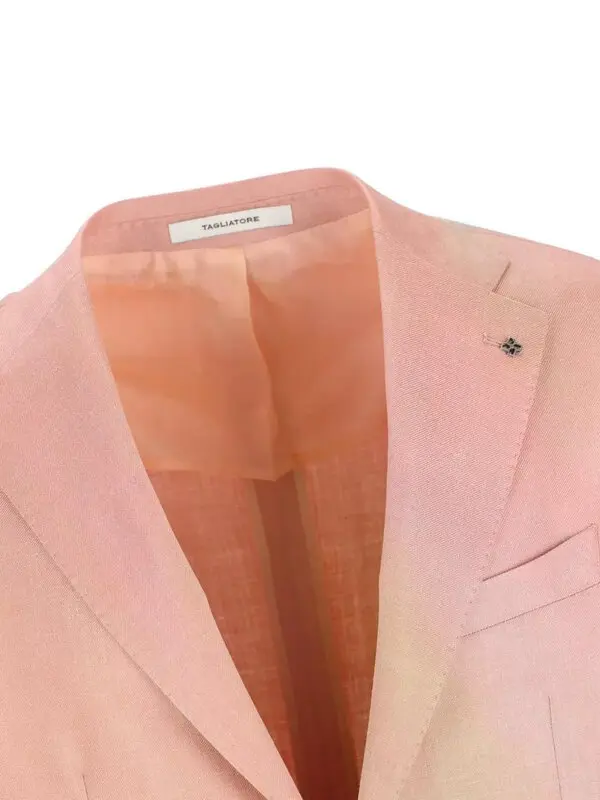 Tagliatore Buttoned Blazer - Pink