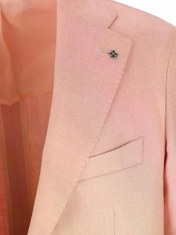 Tagliatore Buttoned Blazer - Pink
