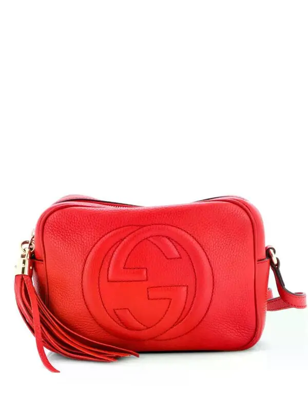 Gucci Soho Disco Leather Small Crossbody Bag - Red