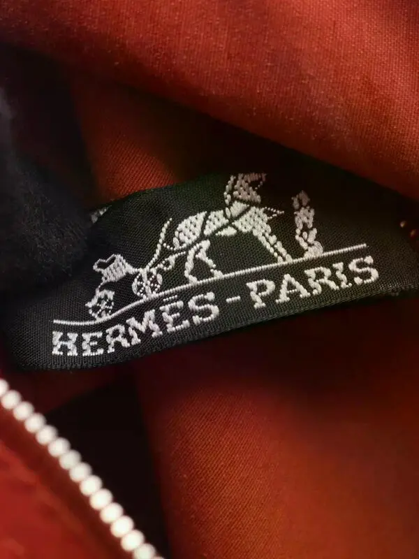 Hermès 2010-2026 Toile And Chevron Acapulco Pm Tote - Brown