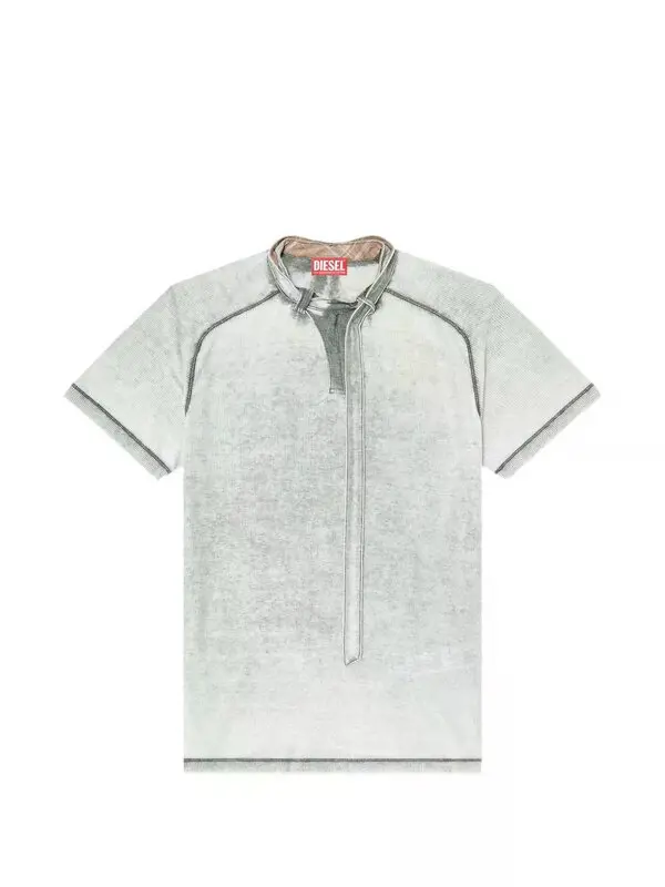 DIESEL® T-gary Tie-neck T-shirt