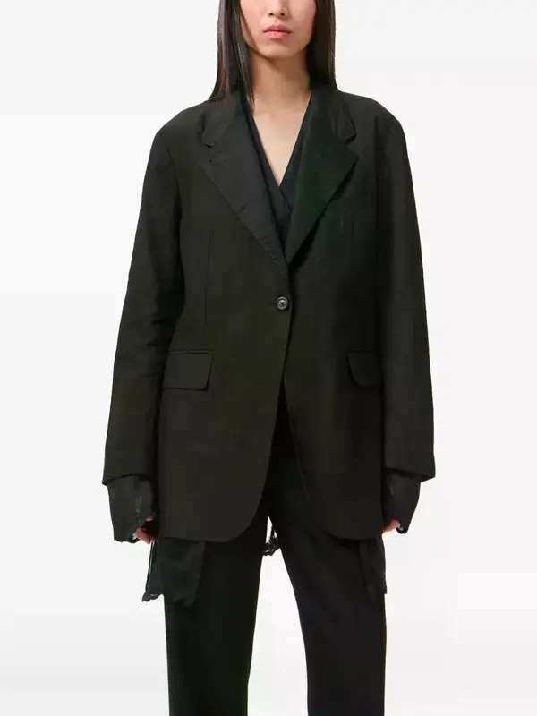 Our Legacy Reversible Single-breasted Blazer - Black