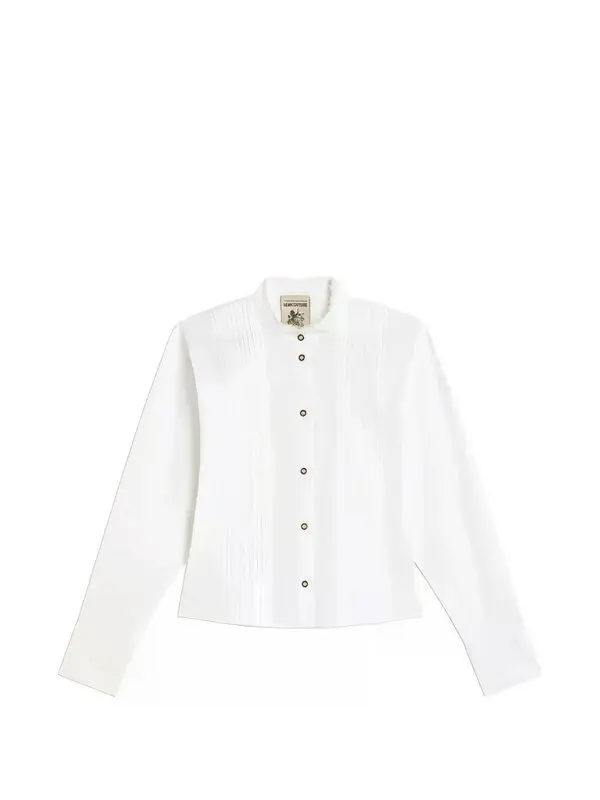 SEMICOUTURE Delicia Shirt With Pleated Detail