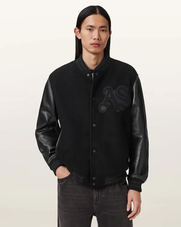 ALLSAINTS Holloway Bomber Jacket - Black