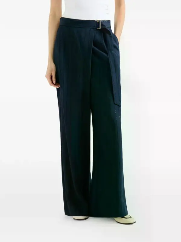 Brunello Cucinelli Sequin-embellished Tailored Trousers