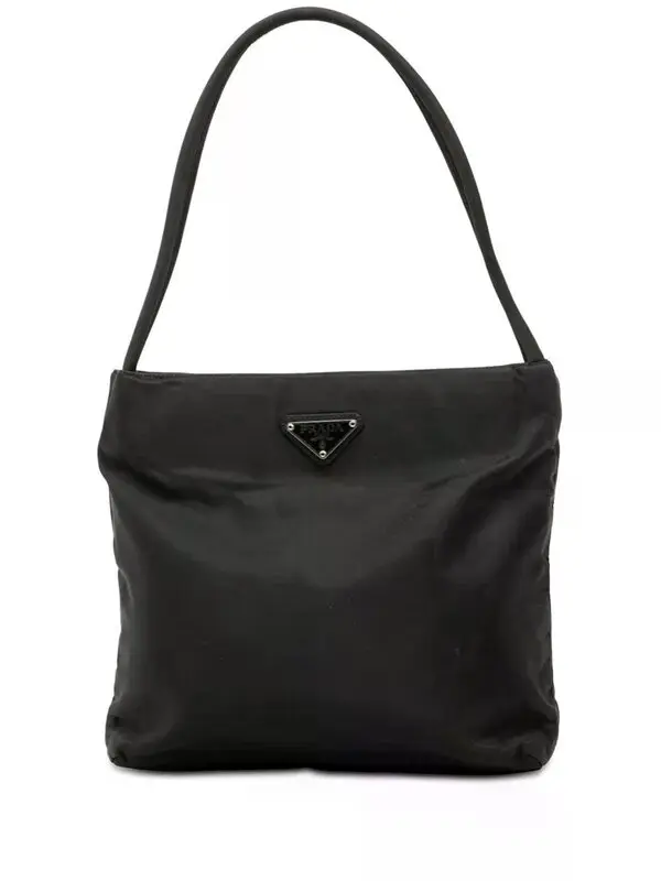 Prada 2000-2012 Tessuto Shoulder Bag - Black