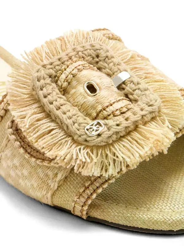 Sam Edelman Tassel Buckle Sandals