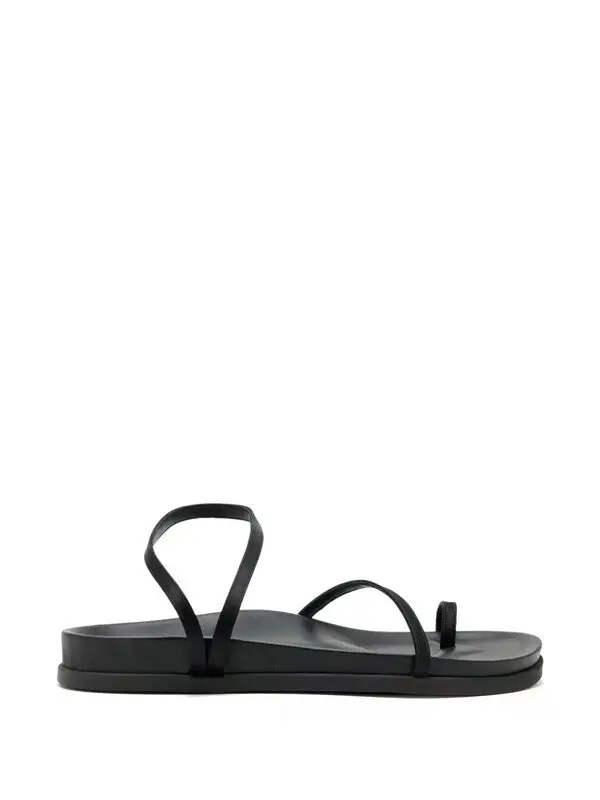ANCIENT GREEK SANDALS Footbed Strap Sandals - Black