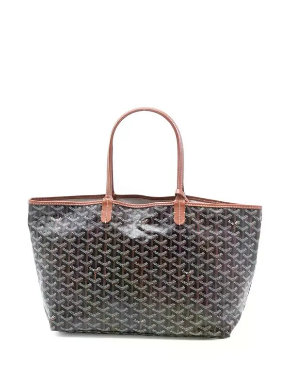Goyard 2019 Goyardine Saint Louis Pm Tote Bag - Black