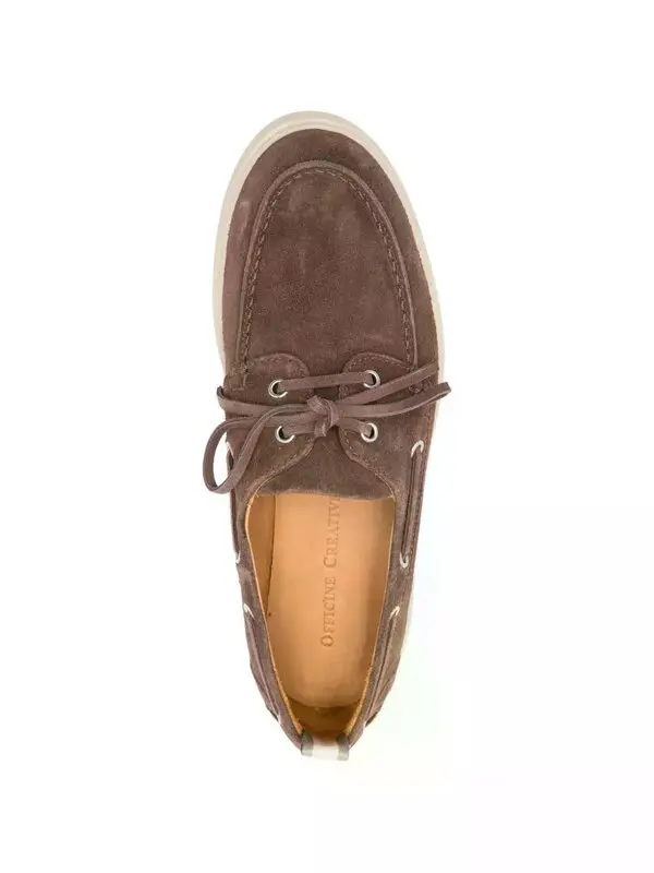 Officine Creative Bones Boat Shoes