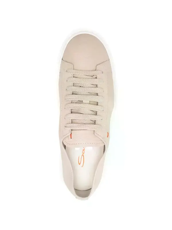 Santoni Leather Sneakers