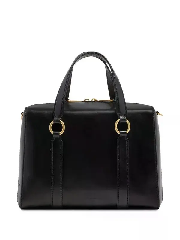 THE BRIDGE Laura Large Leather Tote Bag - Black