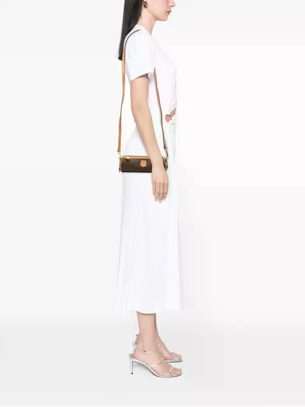 Celine 2000-2026 Macadam Coated Canvas Crossbody Bag