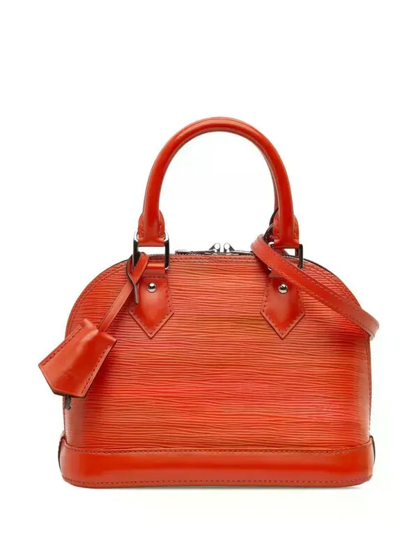 LOUIS VUITTON 2012 Epi Alma Bb Satchel - Orange