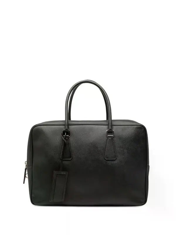 Prada 2010-2025 Saffiano Business Bag - Black