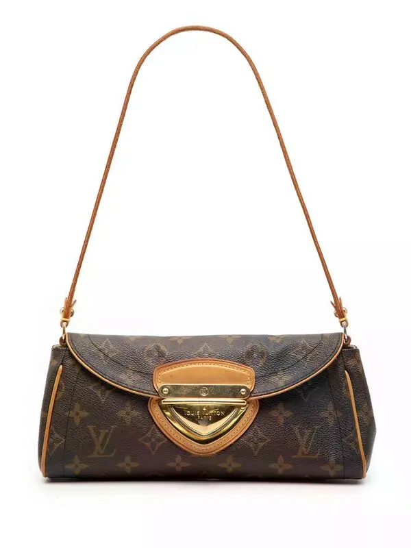 LOUIS VUITTON 2001 Monogram Pochette Beverly Shoulder Bag - Brown