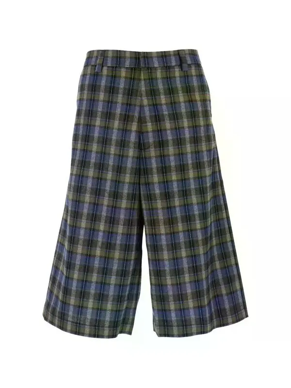ERL Checked Shorts - Blue