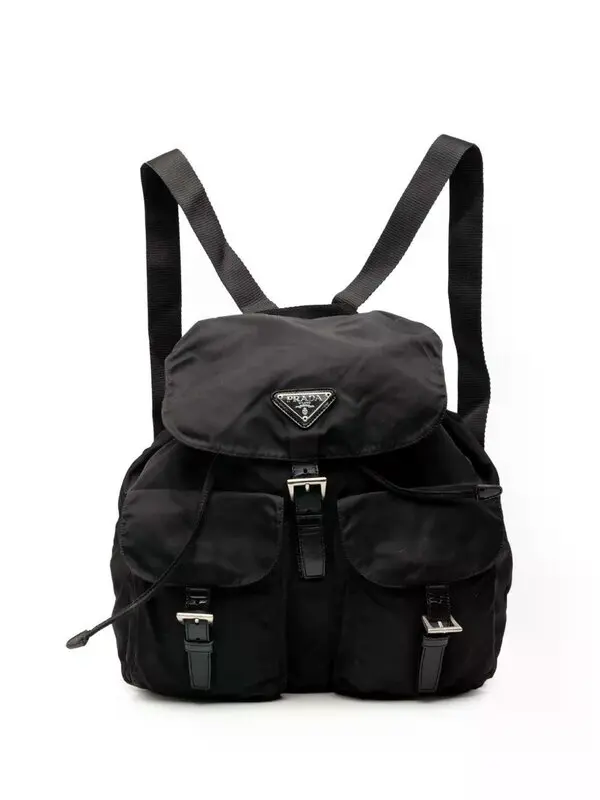 Prada 2000-2013 Tessuto Backpack - Black