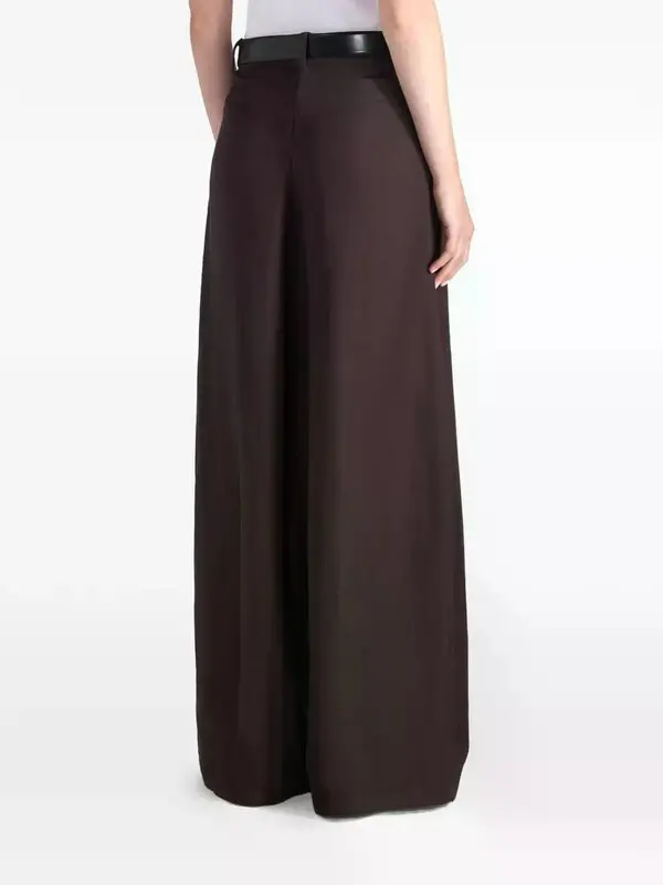 Liviana Conti Pleated Wide Leg Trousers