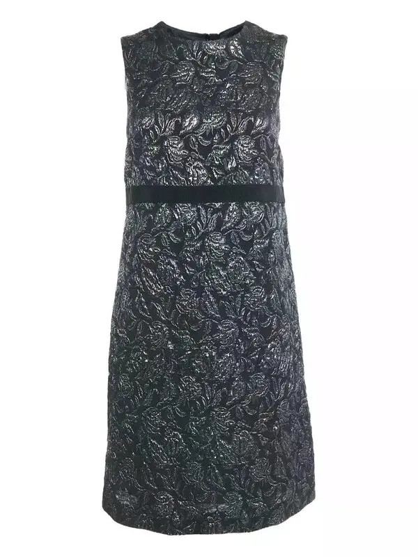 Max Mara Jacquard Floral Mini Dress