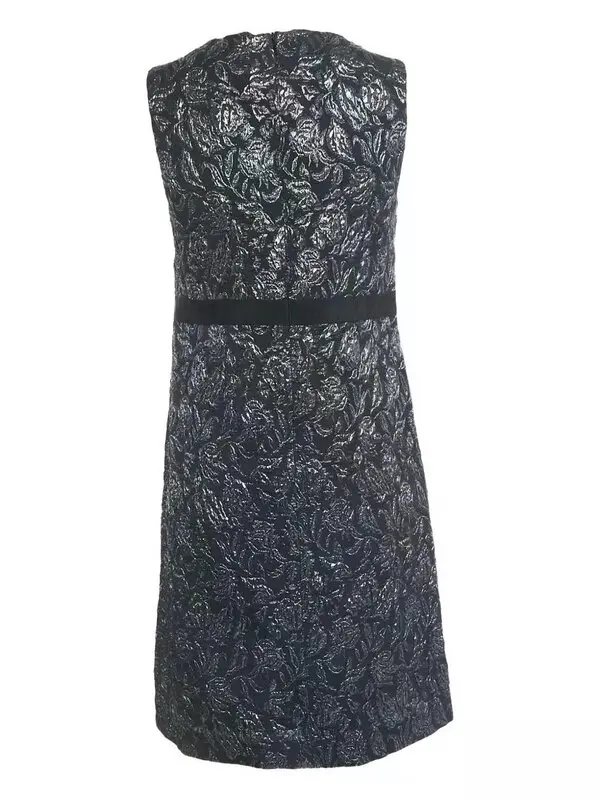 Max Mara Jacquard Floral Mini Dress