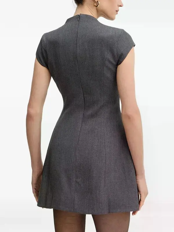 Bardot Delphi Hourglass A-line Dress - Grey | Editorialist