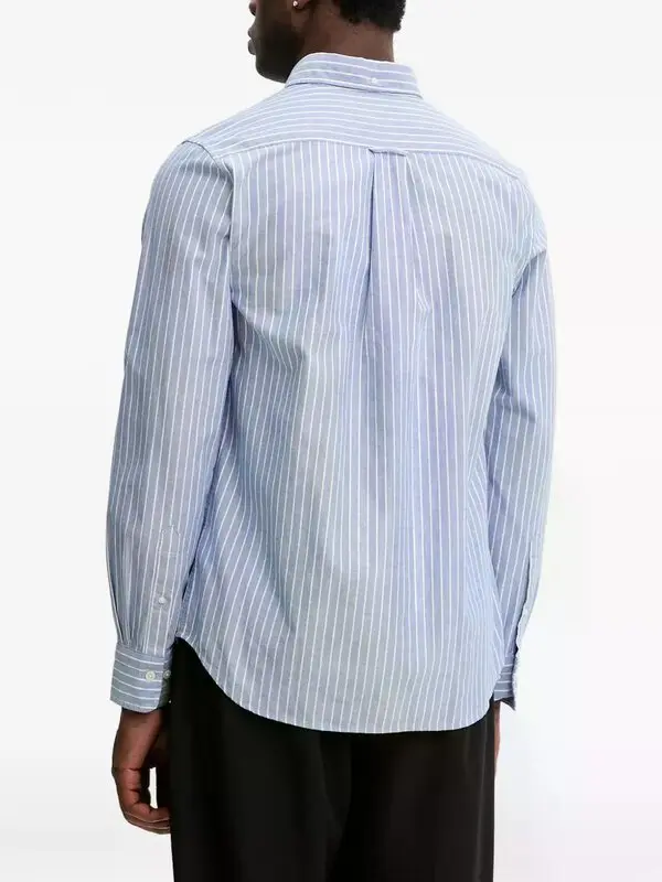 Gant Striped Pocket Shirt - Blue