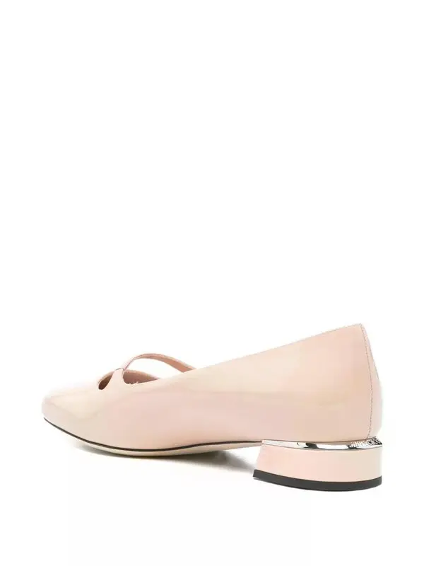 JIMMY CHOO Mary Jane Ballet Flats - Neutrals