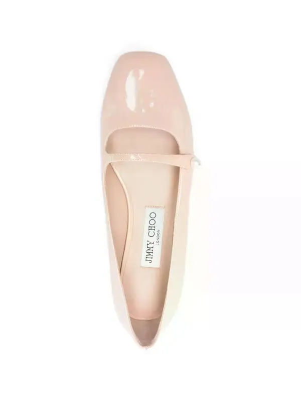 JIMMY CHOO Mary Jane Ballet Flats - Neutrals