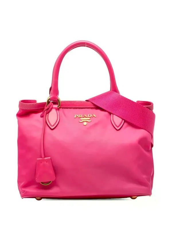 Prada 2000-2025 Tessuto Satchel - Pink