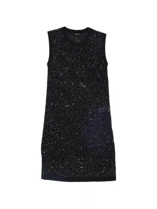 Fabiana Filippi Embellished Sleeveless Mini Dress - Blue
