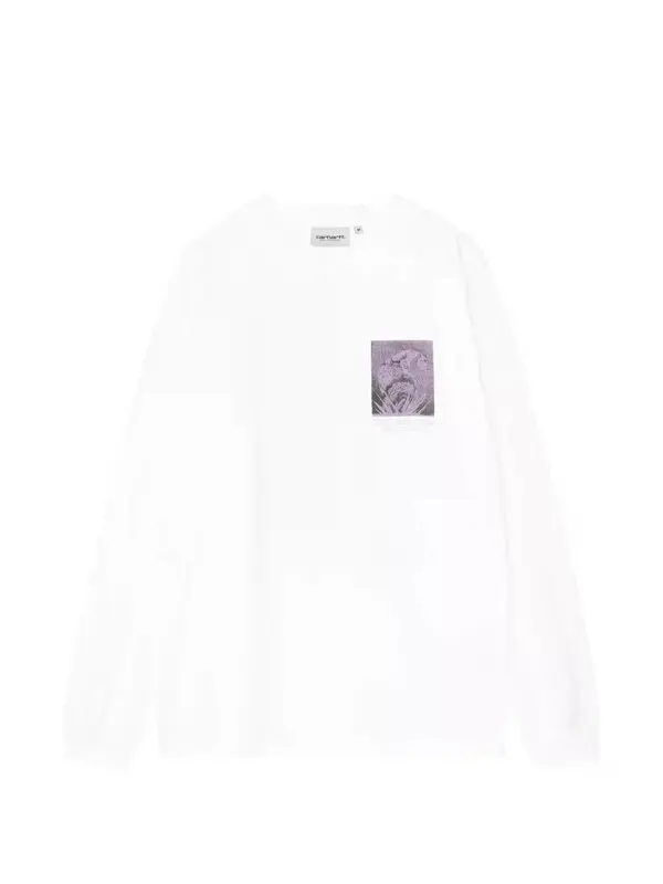 Carhartt Work In Progress Emerge Long-sleeve Graphic T-shirt - White