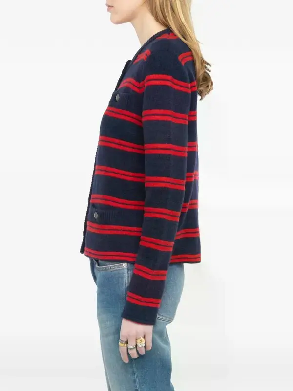 Zadig&Voltaire Striped Cardigan - Blue