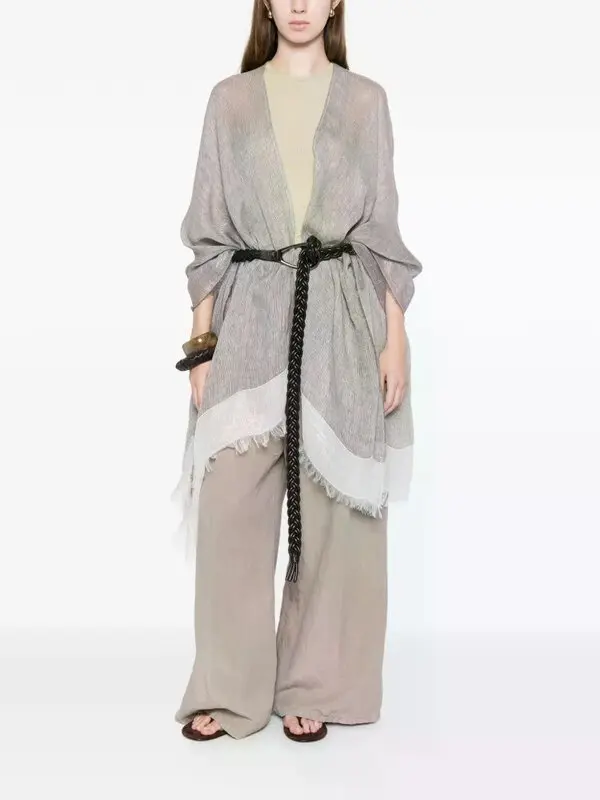 Fabiana Filippi Frayed Poncho