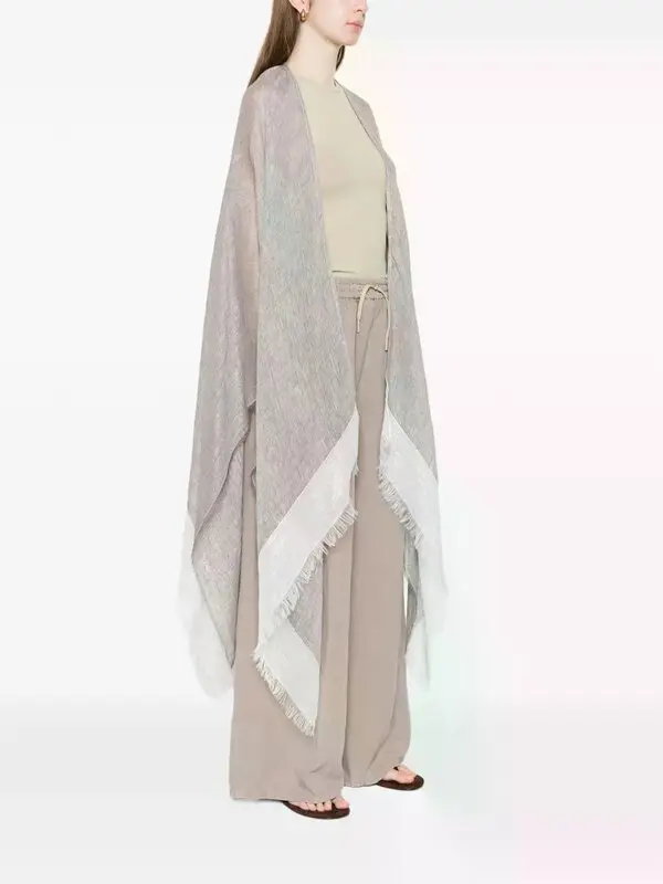 Fabiana Filippi Frayed Poncho